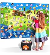 Amazon.com: 204Pcs Animals Felt Busy Board Story Set with Storage Bag ...