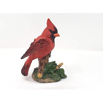 Amazon.com: Large Resin Cardinal Bird Figurine: Home & Kitchen
