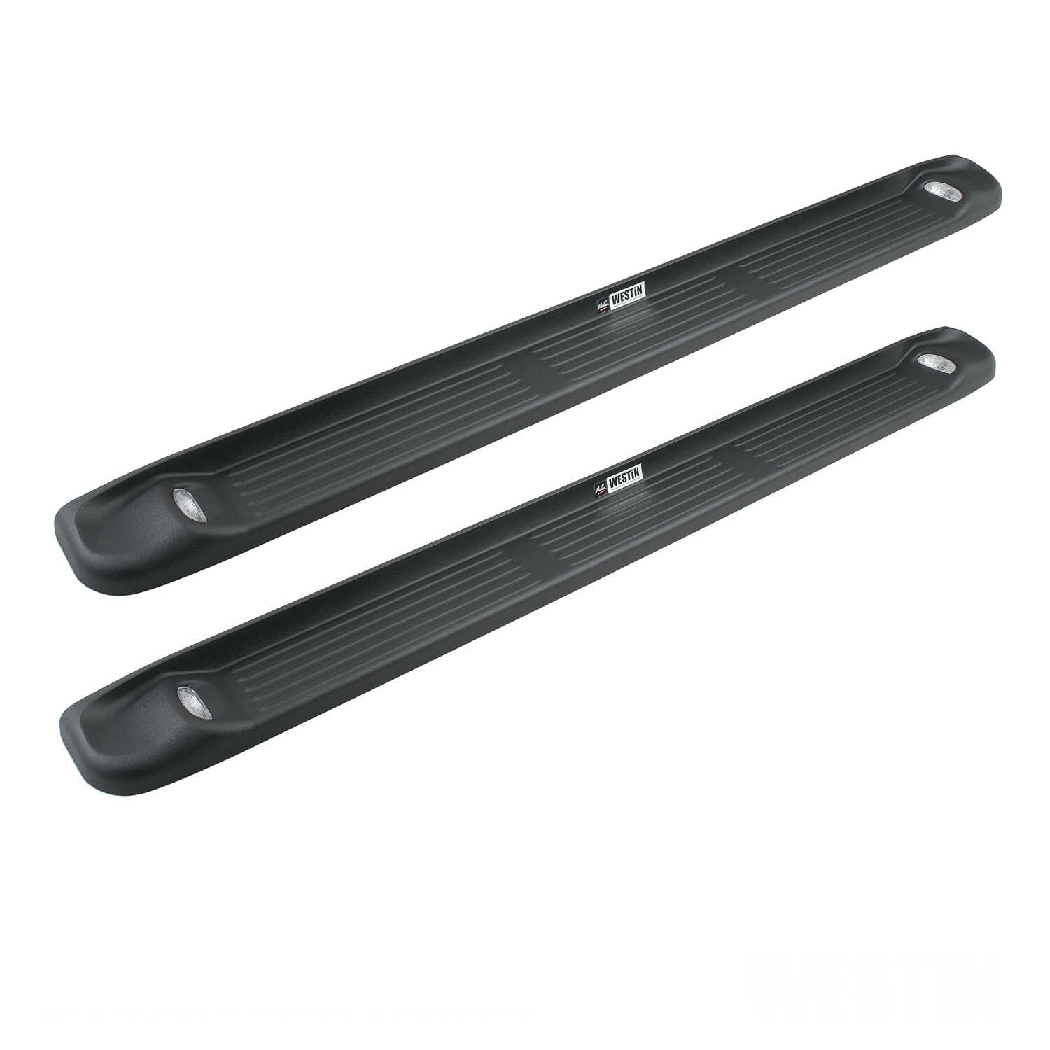 Westin 27-0015 Molded Step Board with Light,Black, Running Boards ...