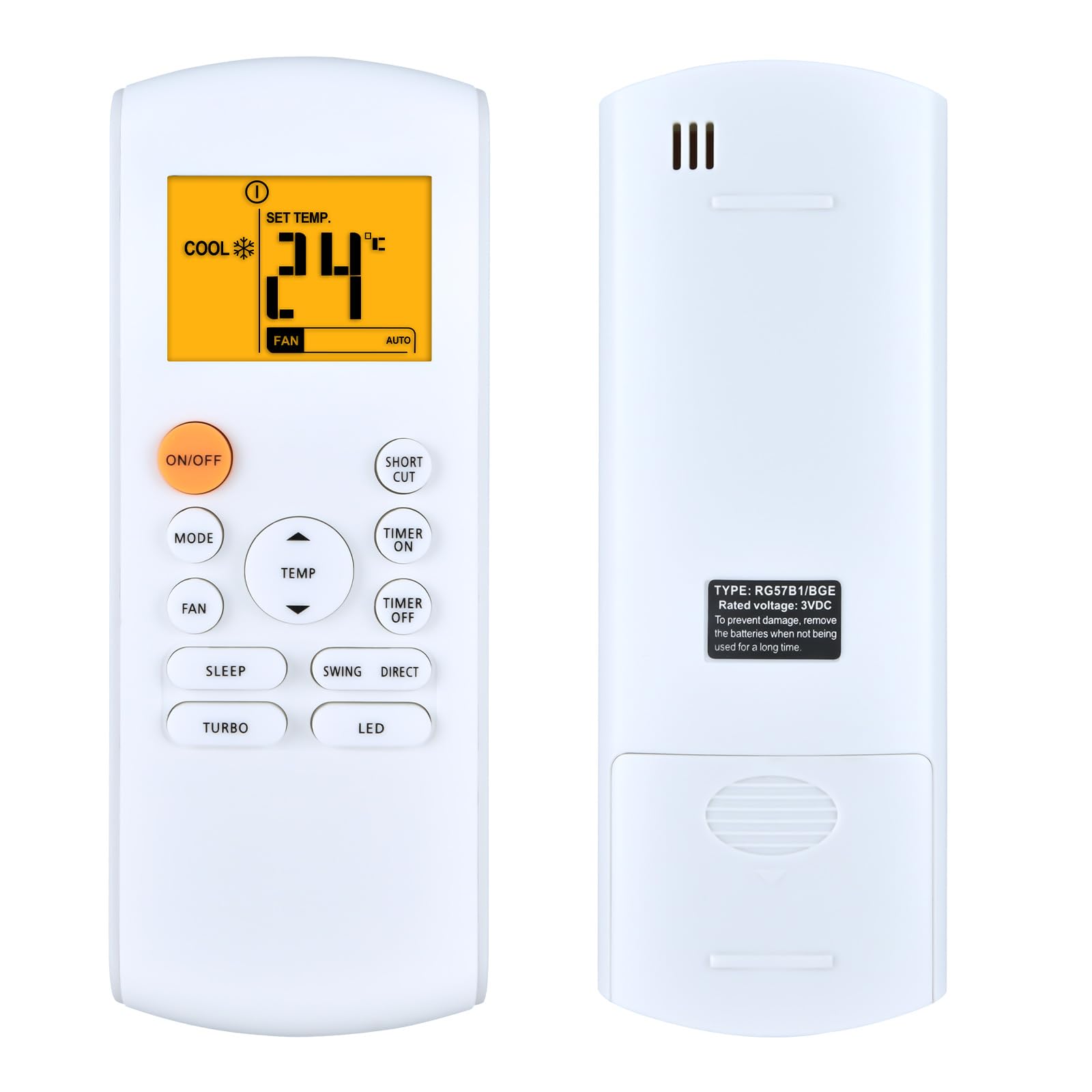 Amazon.com: Replacement Remote Control for Midea MRcool FRIMEC Klimaire ...