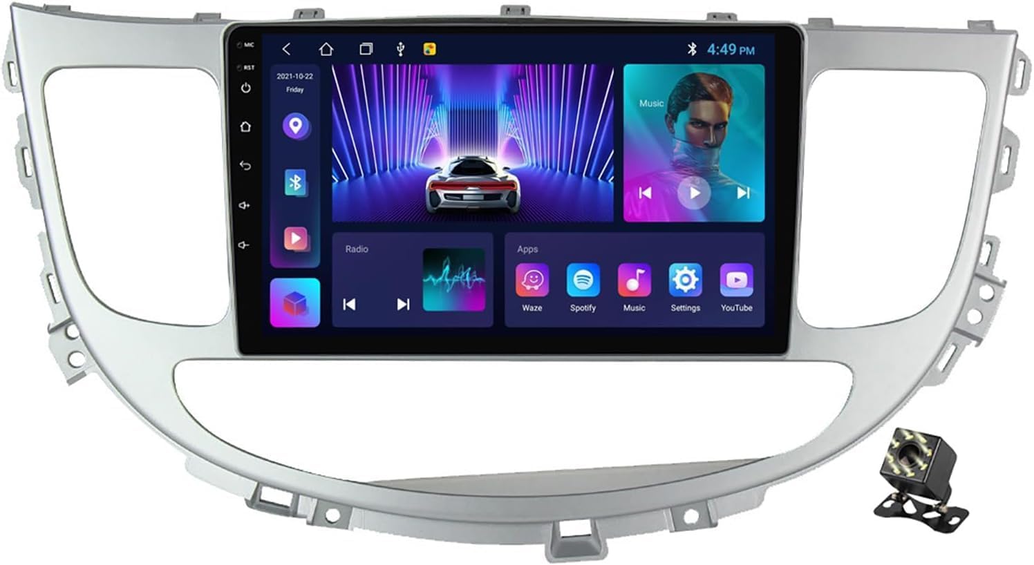 Amazon.com: Alikali 9 inch Car Stereo with Carplay Android Auto for ...