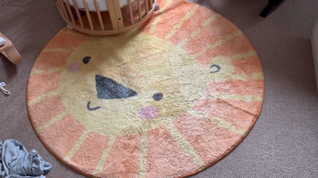 Watch This Lion rug is so cute in our nursery on Amazon Live