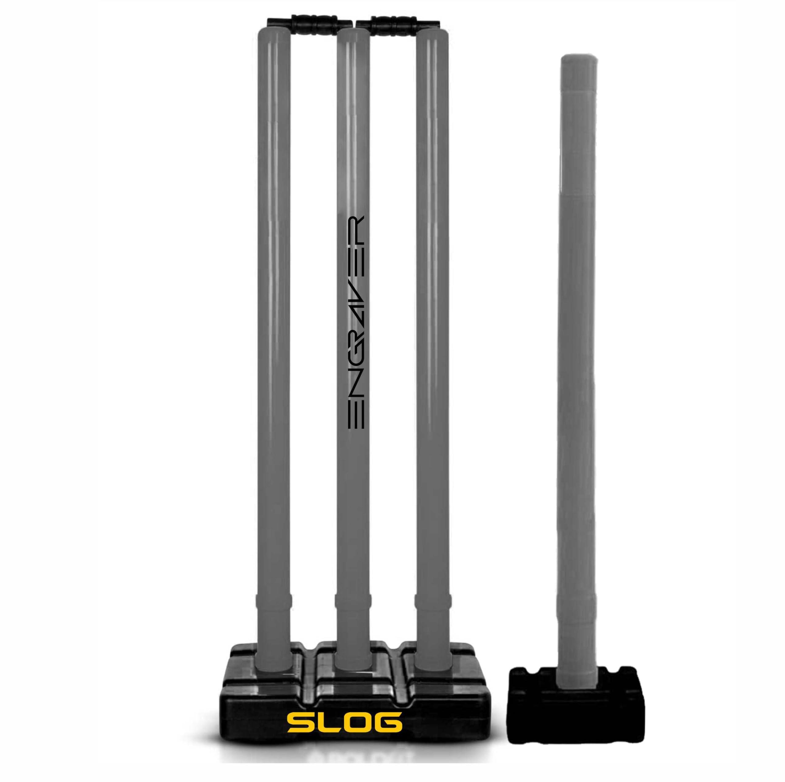 Buy JASPO Slog Engraver Cricket Kit – Full Size Plastic Bat, Synthetic ...