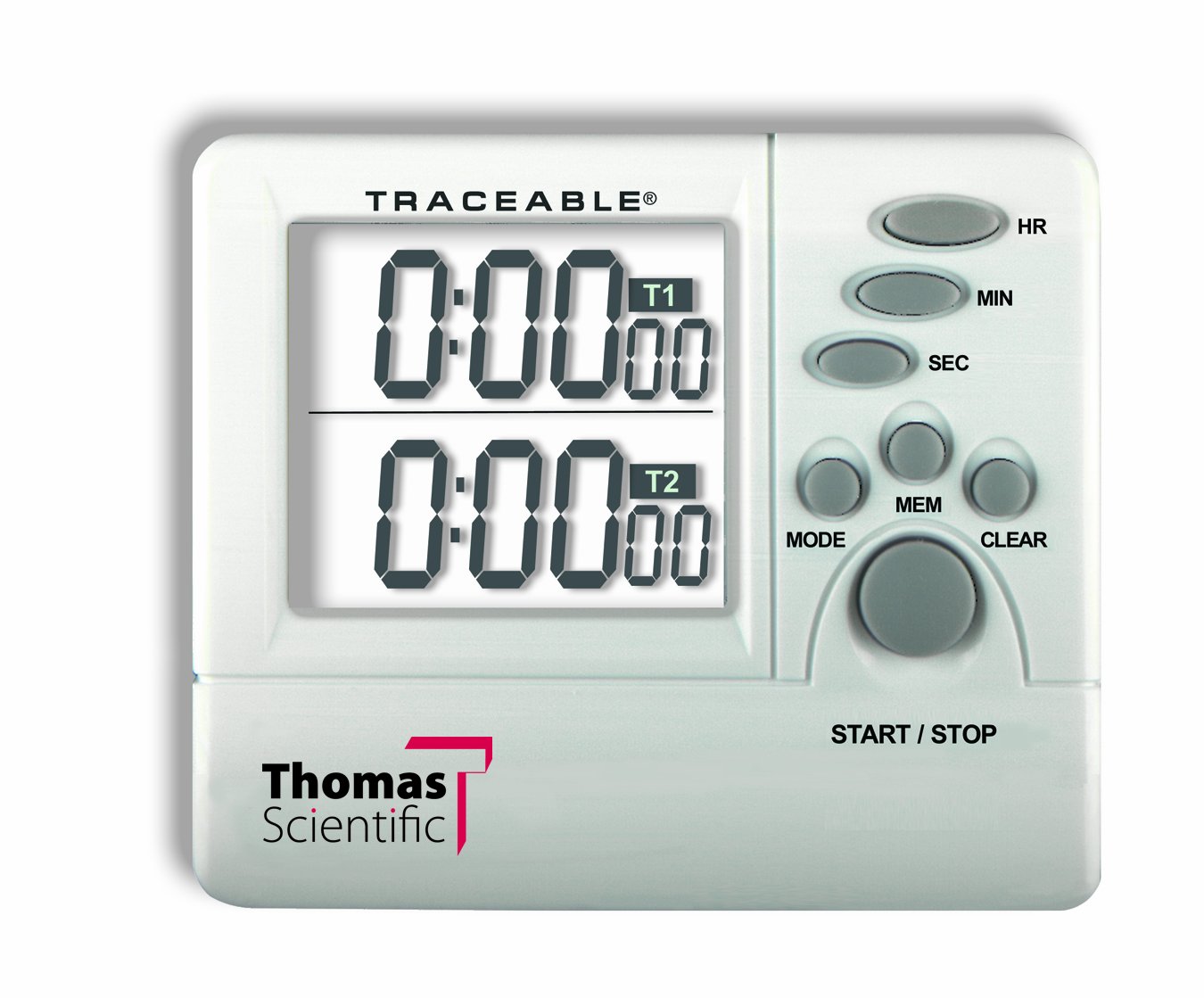 Amazon.com: Thomas 5127 ABS Plastic Traceable Double Display Timer, 2.5 ...