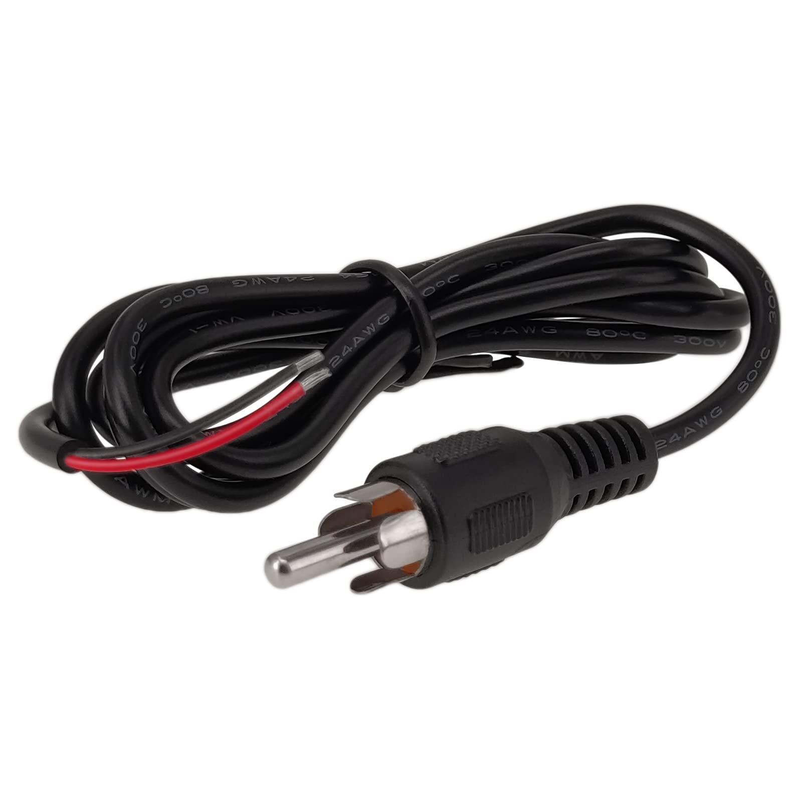 Snapklik.com : RCA To Bare Wire Speaker Cable, 3-Pack 3FT RCA Male Plug ...