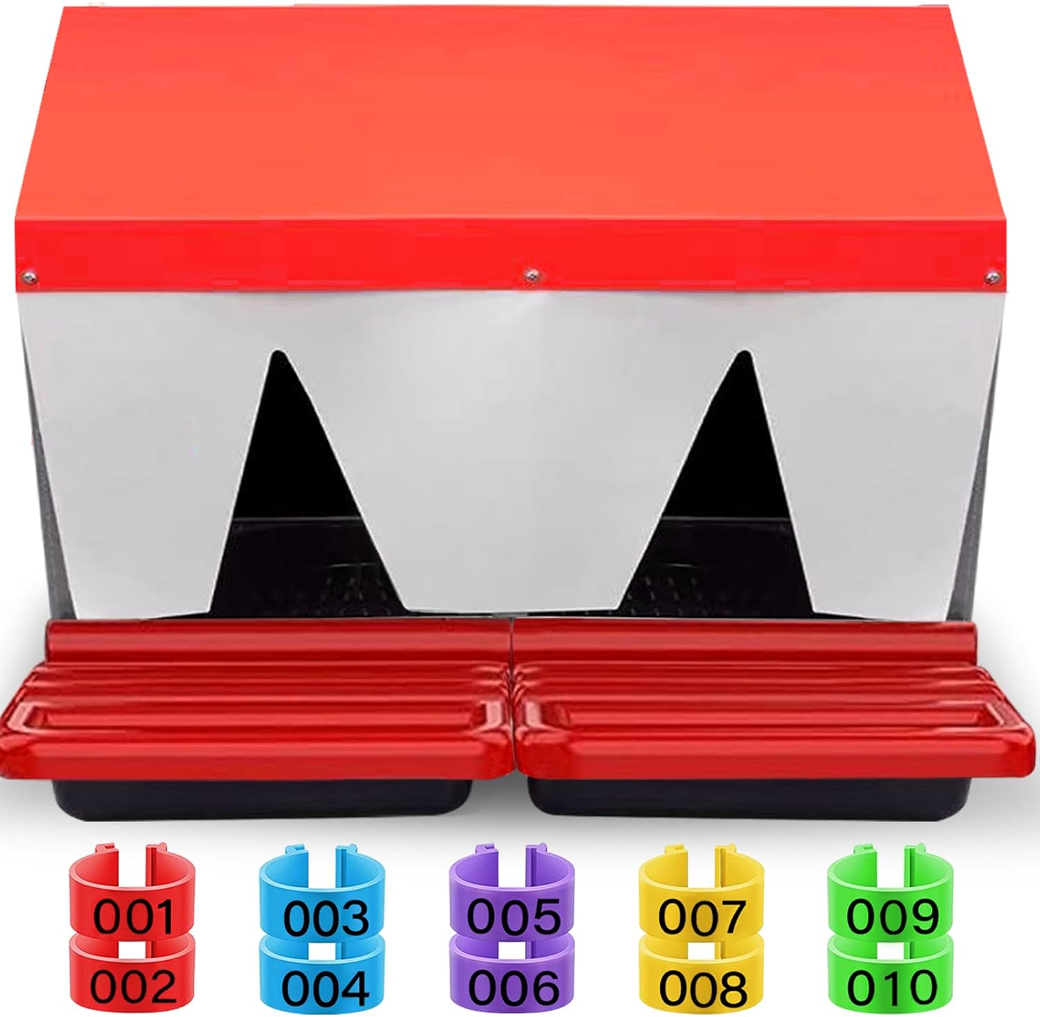 Amazon.com: Chicken Nesting Boxes, 2 Wall Mount Compartment with ...