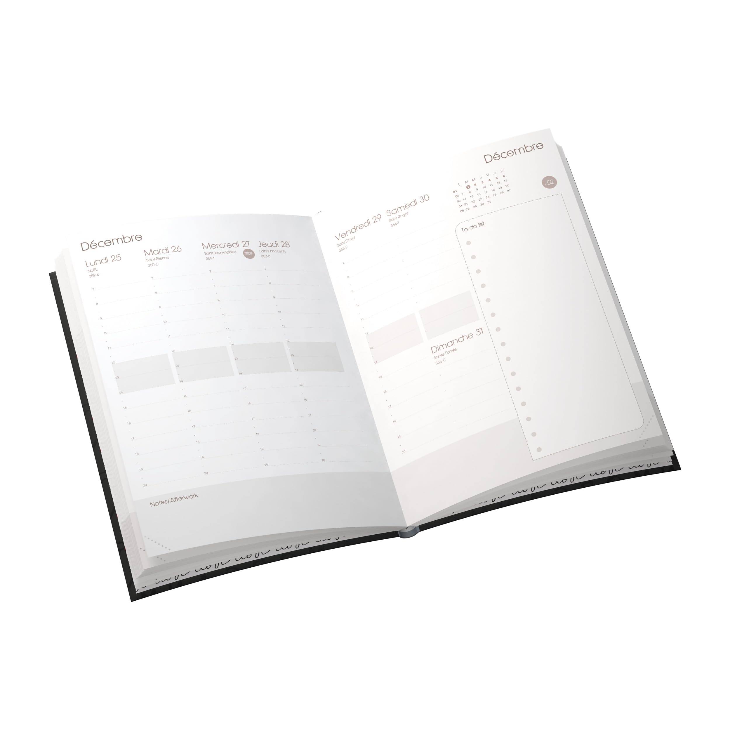 MORGAN Weekly Diary 2024-2025 Soft Cover 15 x 21 cm 1 Week / 2 Pages ...