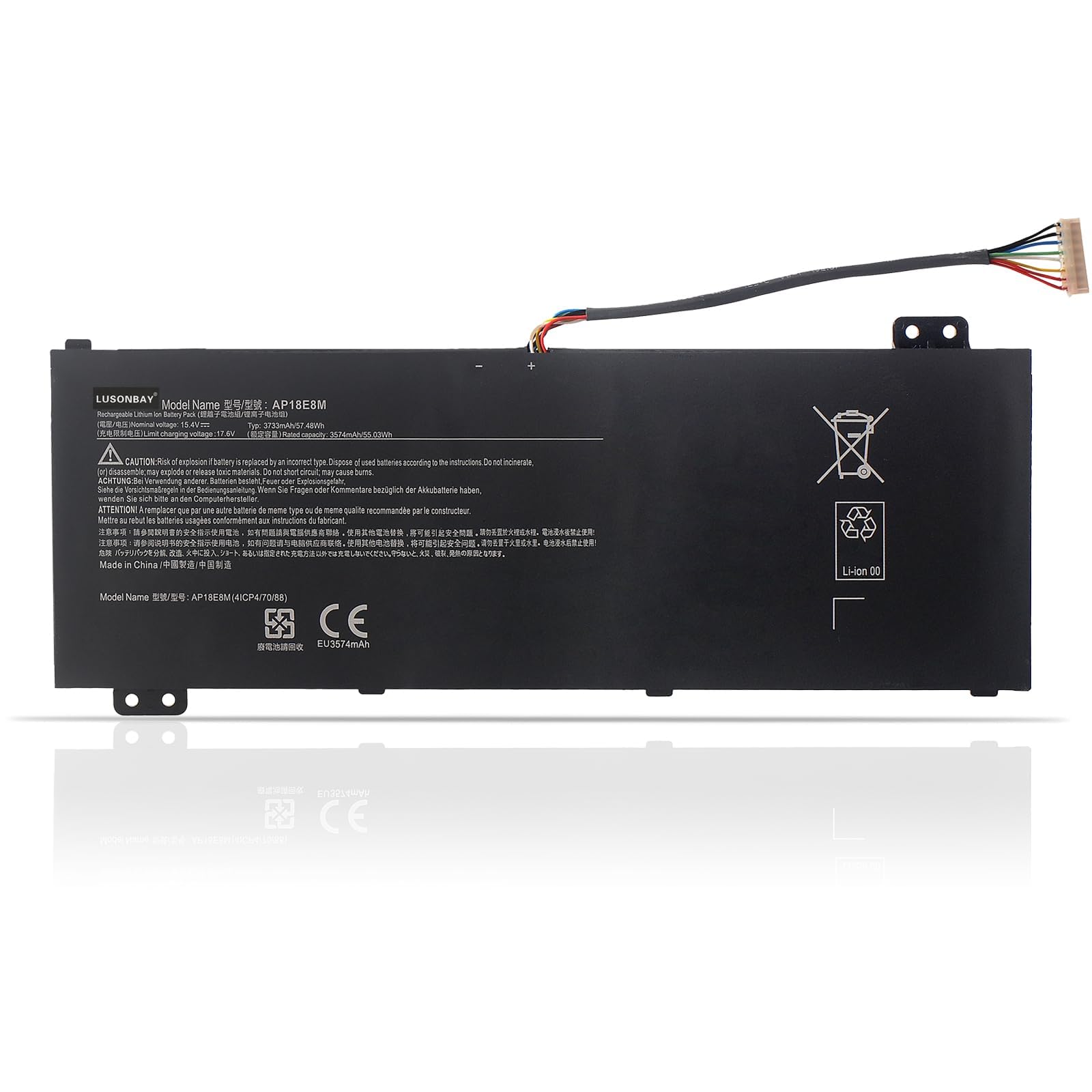 AP18E8M AP18E7M Laptop Battery for Acer Nitro 5 AN515-54 AN515-55 AN515 ...