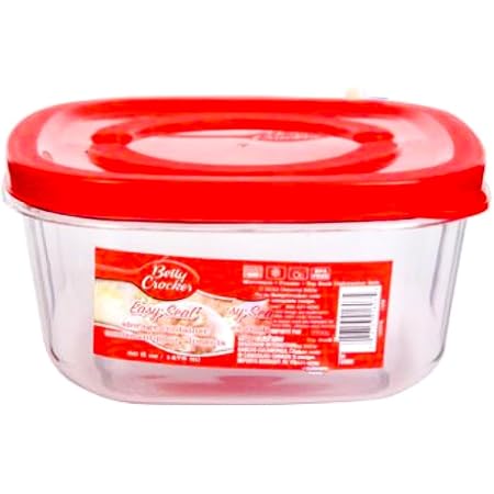 Amazon.com: Betty Crocker Easy Seal Container (43.3 fl oz) : Home & Kitchen
