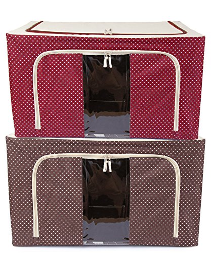 Biaba Collection Jumbo Saree/Lehenga/Woolens Storage Box with Steel ...