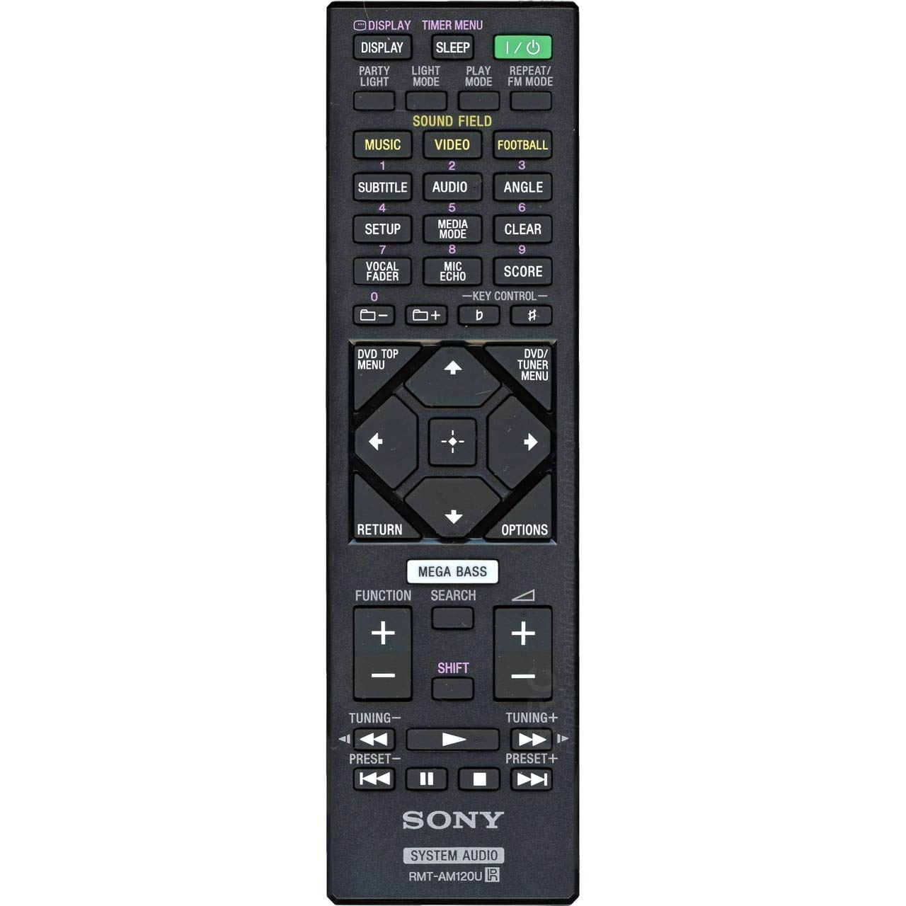 Sony RMT-AM120U Stereo Speaker Remote Control for SHAKE-X10, X10D, X30 ...