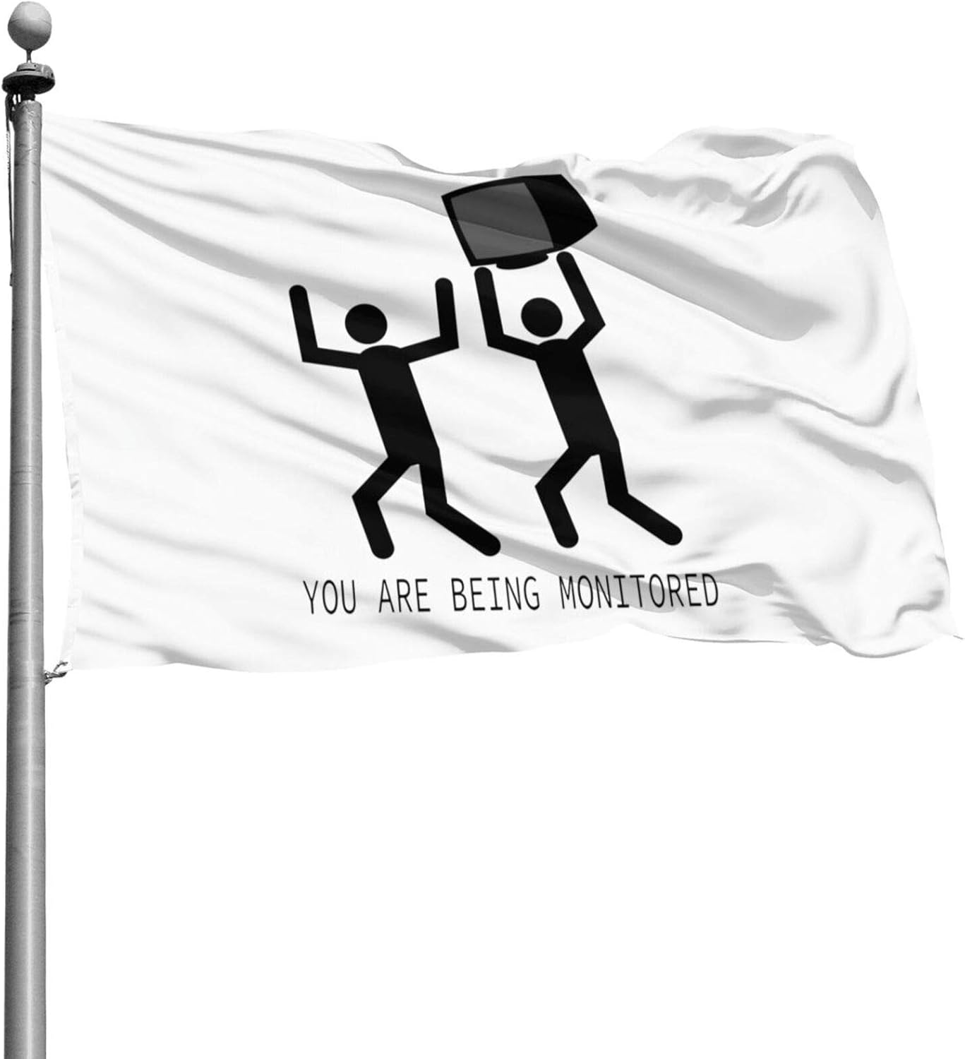 Amazon You Are Being Monitored 4X6 Ft USA Flag Foot Banner Flags amazon-you-are-being-monitored-4x6-ft-usa-flag-foot-banner-flags