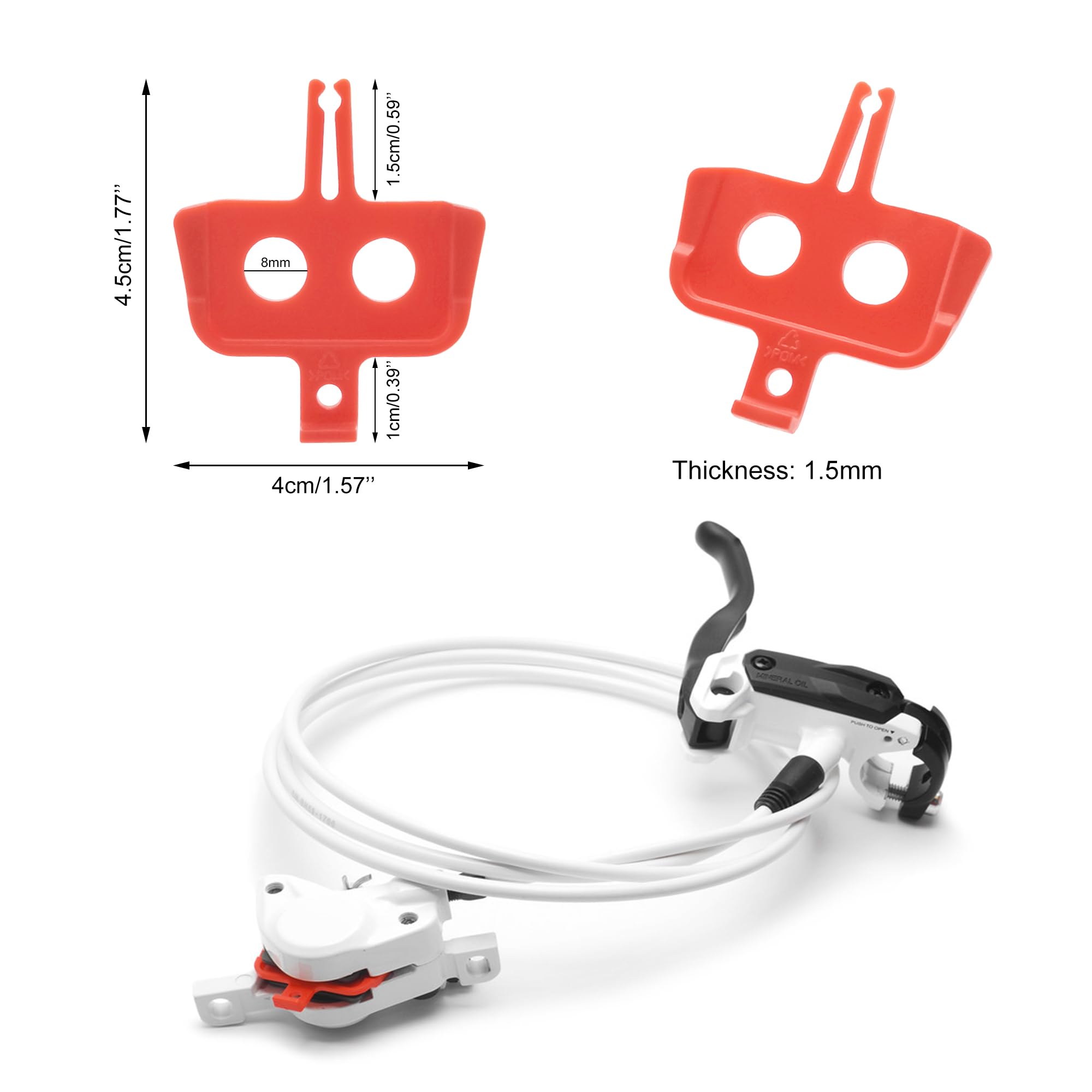 Sram Disc Brake Spacer Spreader Hydraulic Disc Brake Piston Retainer ...