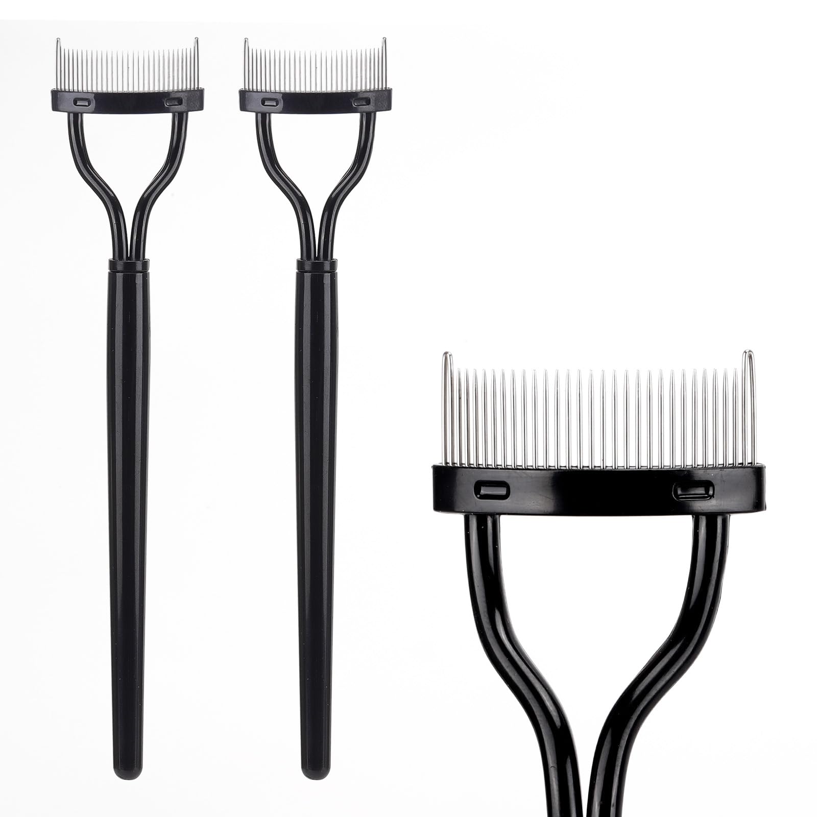 Amazon.com : 2 Pcs Eyelash Separator Tool Mascara Brushes Eyelash Comb ...