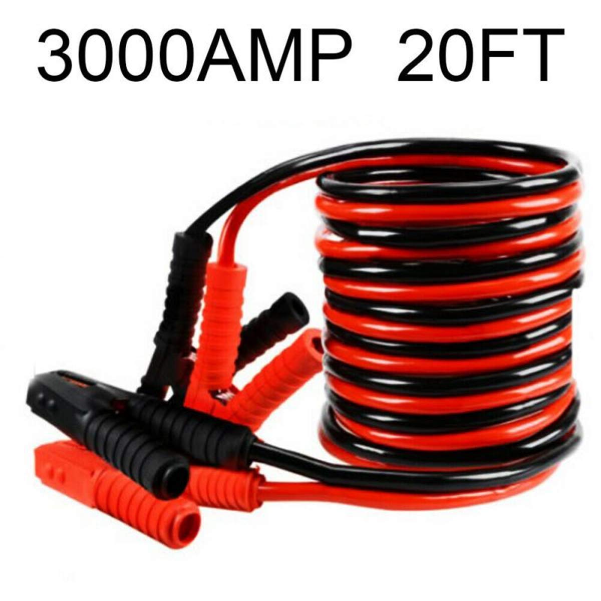 Snapklik.com : iMeshbean Auto Jumper Cables 0 Gauge 3000AMP 20Ft