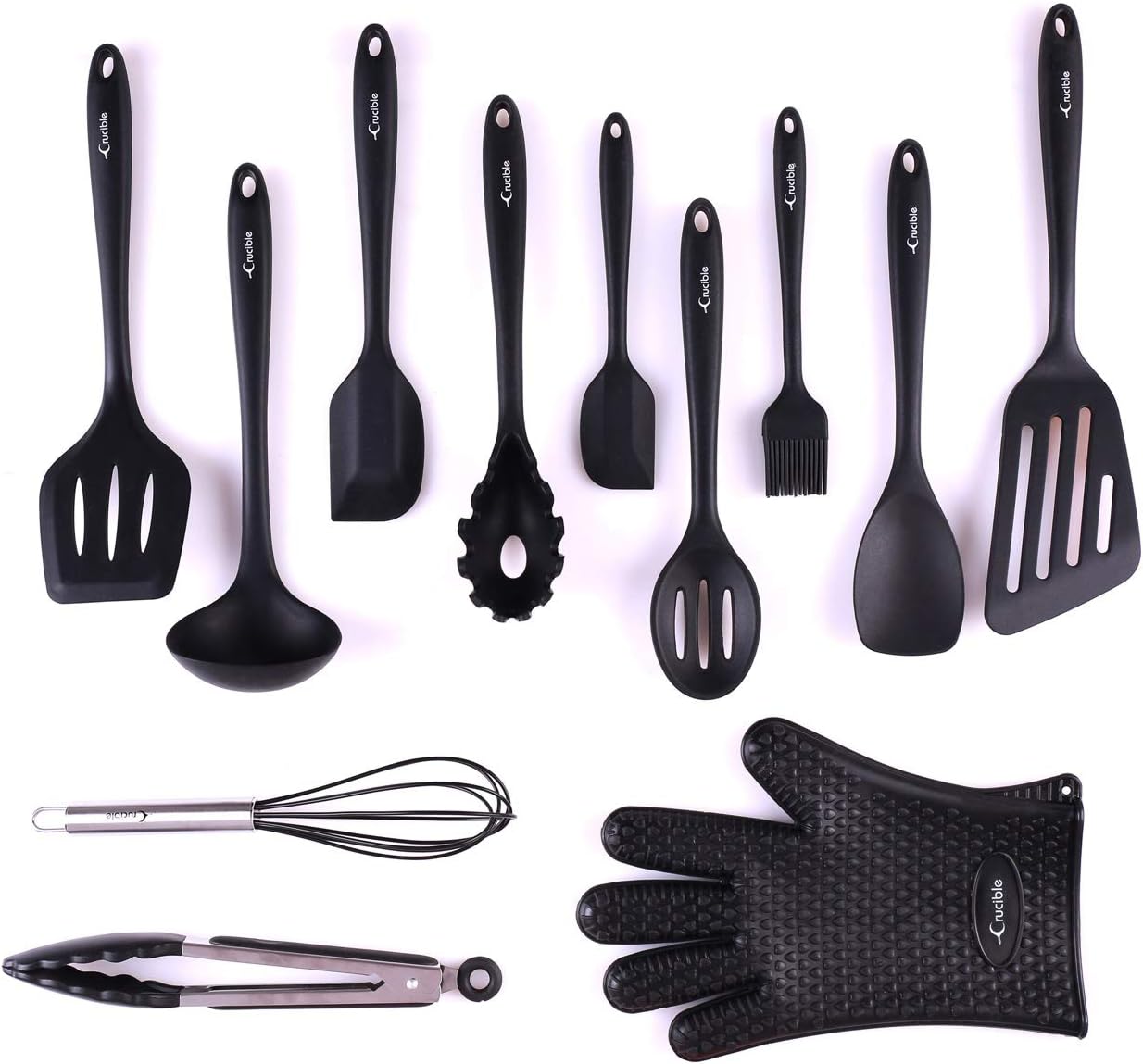 Crucible Cookware Utensils Set 12 Piece Complete Silicone Baking crucible-cookware-utensils-set-12-piece-complete-silicone-baking