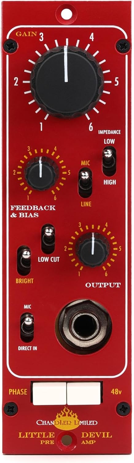 Amazon.com: Chandler Limited Little Devil Preamp 500 Series Module ...