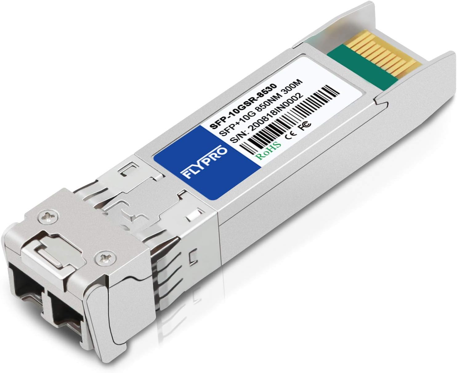 Amazon.com: FLYPROFiber- 10GBase-SR SFP+ Transceiver, 10G SR LC Fiber ...