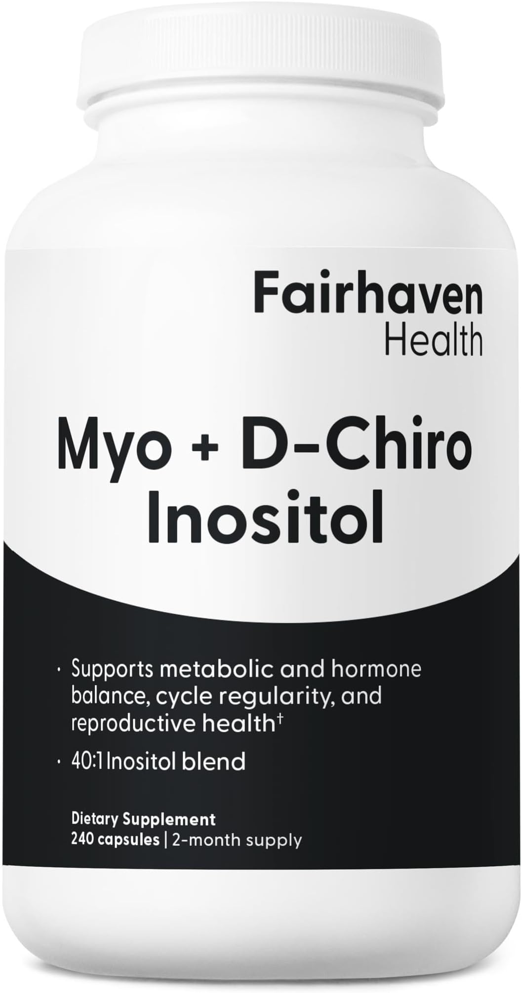 Amazon.com: Fairhaven Health Myo-Inositol and D-Chiro Inositol ...