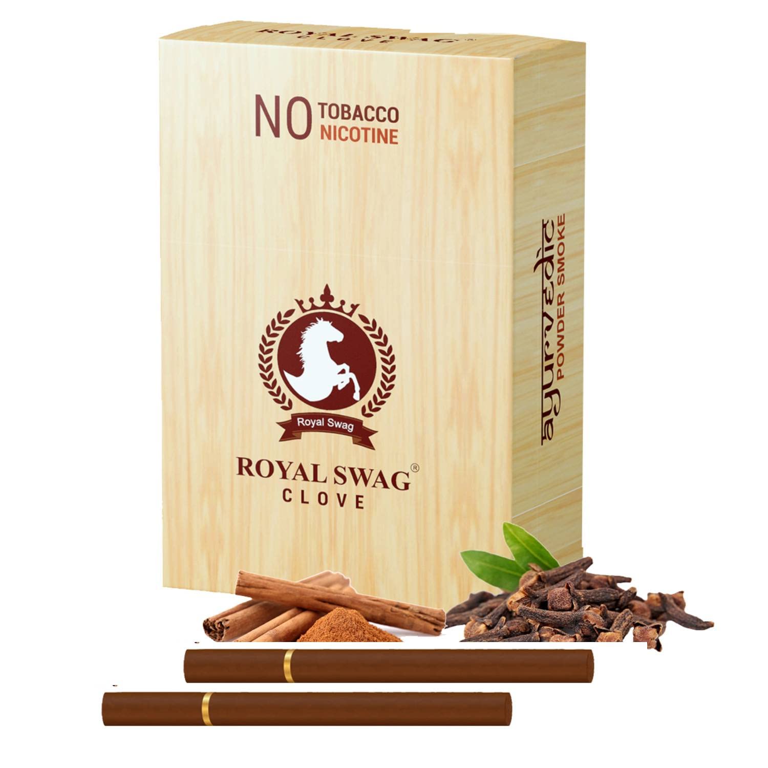 Buy ROYAL SWAG Herbal Cigarettes 100% Tobacco Free and Nicotine Free ...