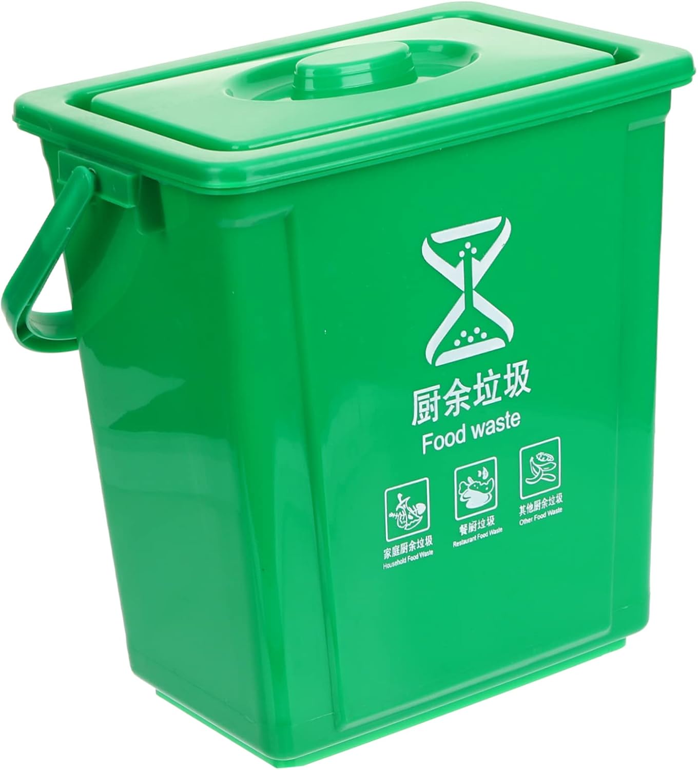 Countertop Compost Bin Waste Basket Food Waste Bin Portable Compost ...