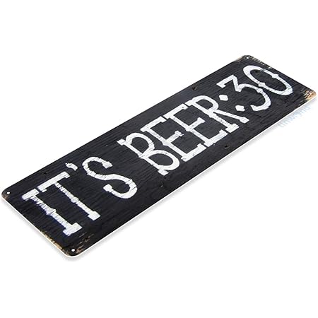 Amazon.com: Tinworld Tin Sign It's Beer 30 Rustic Bar Pub Metal Sign ...