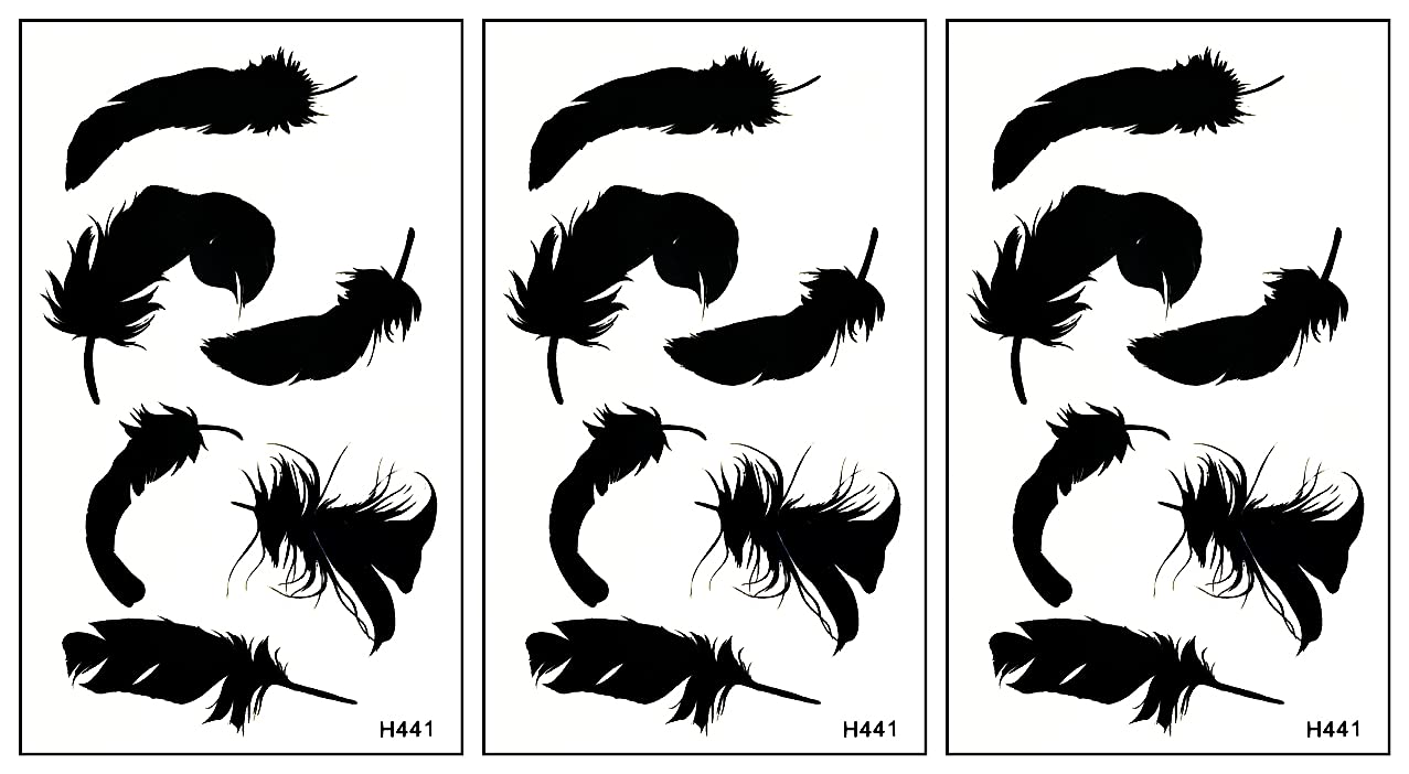 3d Feather Tattoo Designs