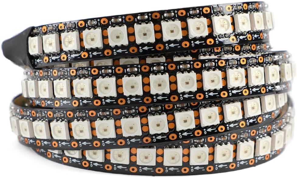 Amazon.com: SVFISHKK WS2812B RGB LED Strip Individual Addressable Light ...