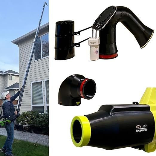 Amazon.com : ArloCatcher 30-Foot Gutter Cleaning Kit for RYOBI Leaf ...
