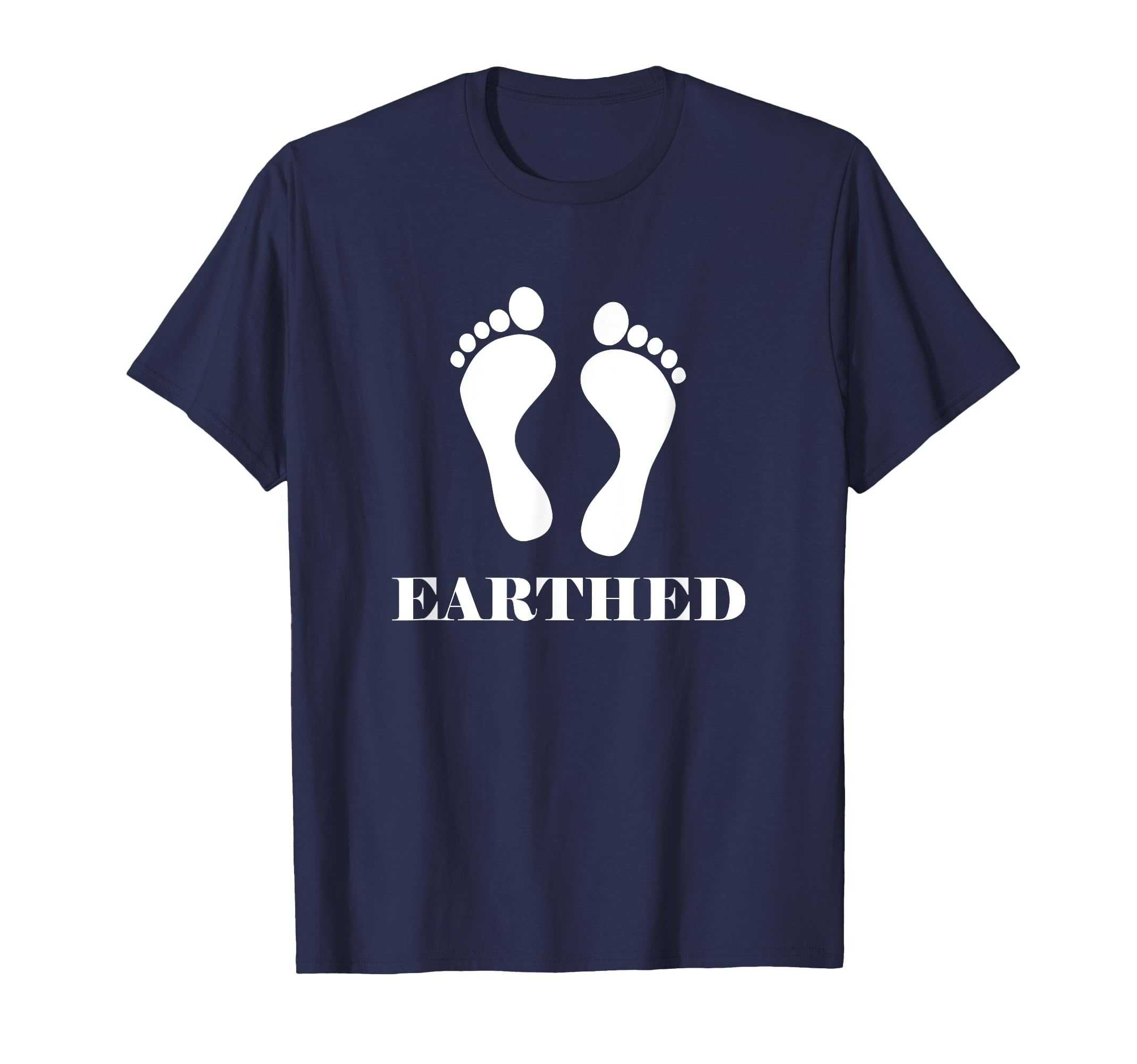 Amazon.com: Barefoot Shirt - Earthing Barefoot T-Shirt - Grounding Tee ...
