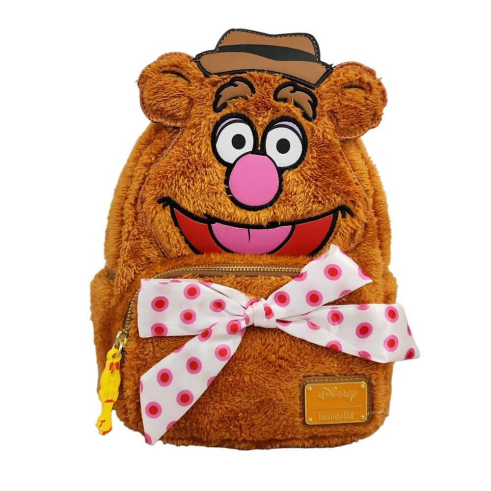 Amazon.com: Loungefly Disney Mini Backpack Muppets Fozzie Bear Cosplay ...