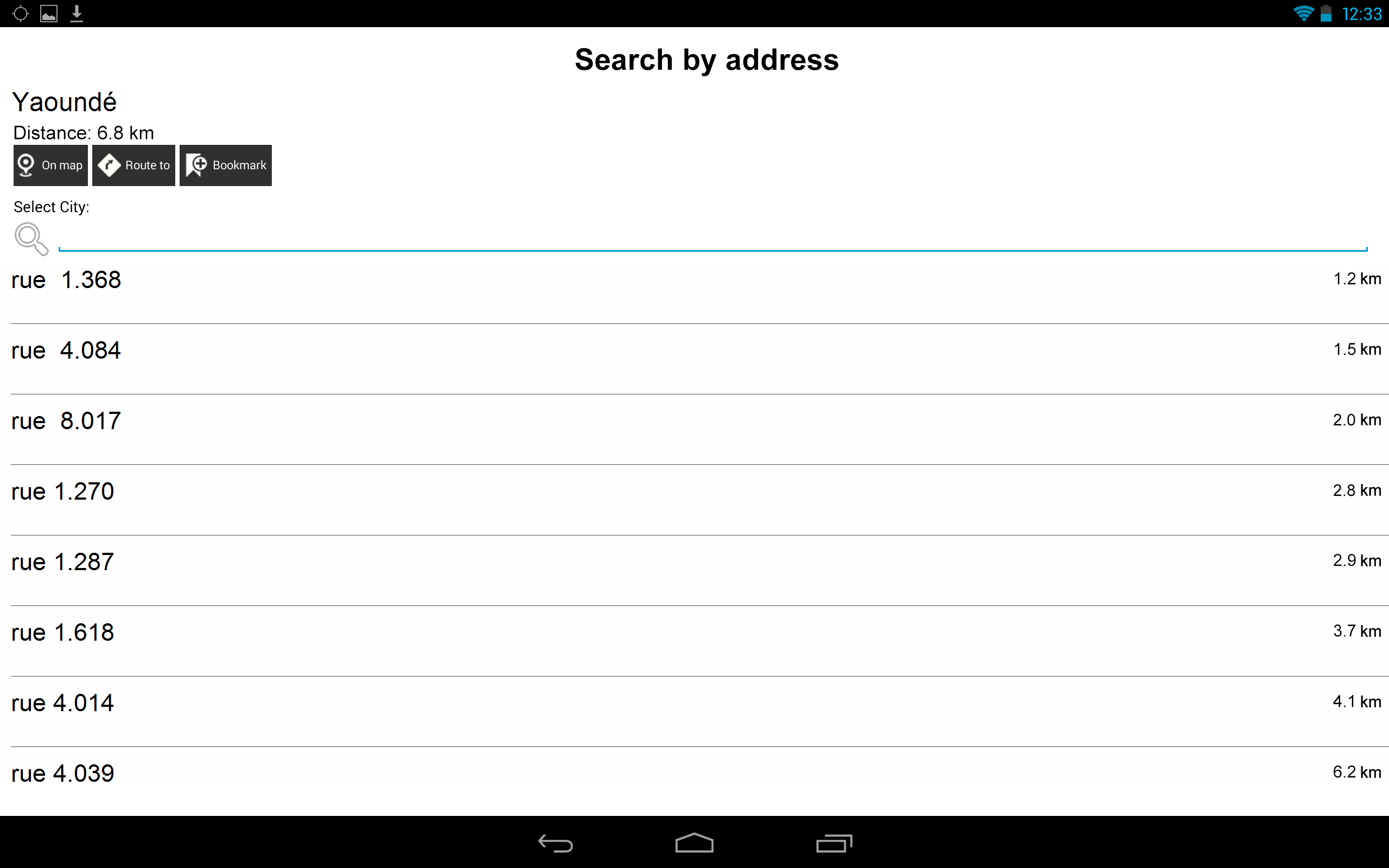 Yaoundé, Cameroon Offline Map - Smart Sulutions - App on Amazon Appstore