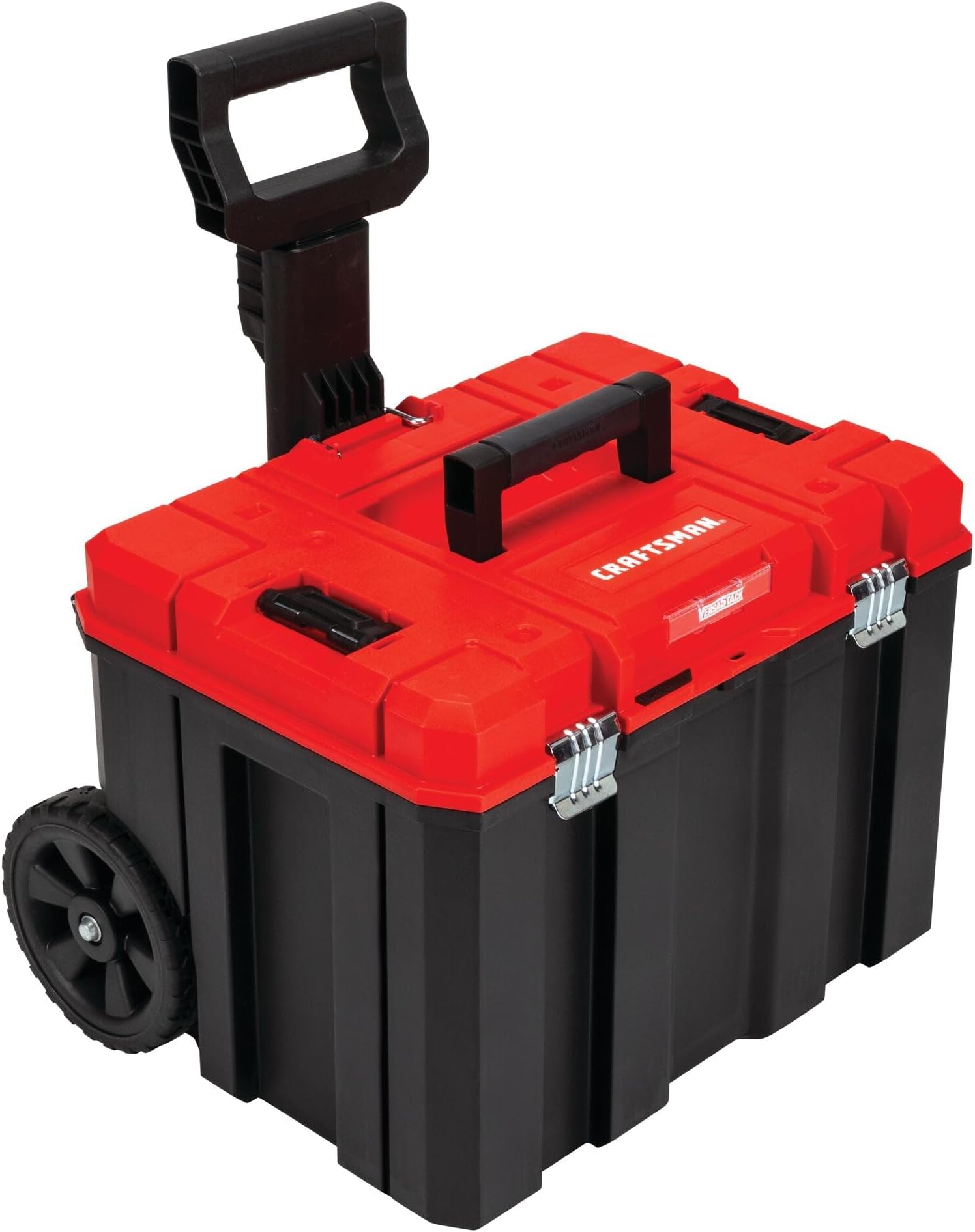 CRAFTSMAN VERSASTACK Rolling Tool Box with Wheels, Lockable, Red, 20 ...