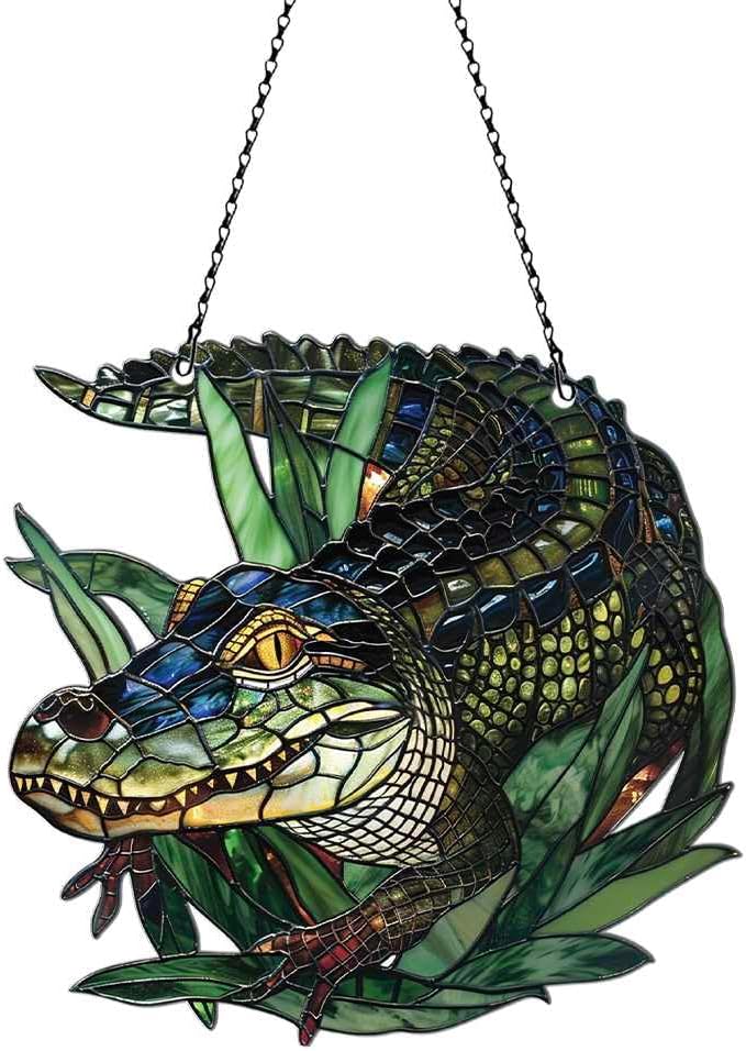 Amazon.com: Alligator Ornaments Decor for Window Hanging, Alligator ...