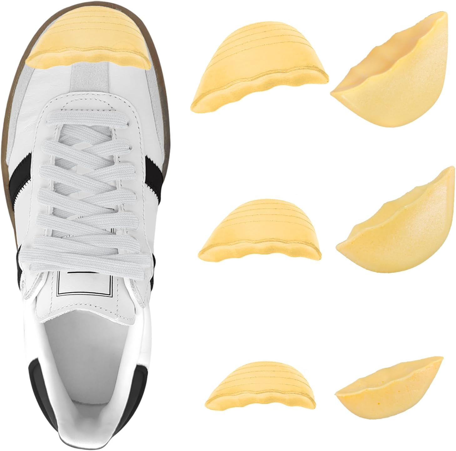 Amazon.com: 3 Pairs Shoe Filler for Too Big Shoes,Toe Cushion Fillers ...