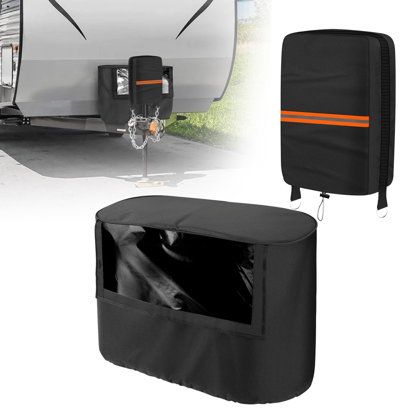 Snapklik.com : Propane Tank Cover & RV Electric Tongue Jack Cover ...