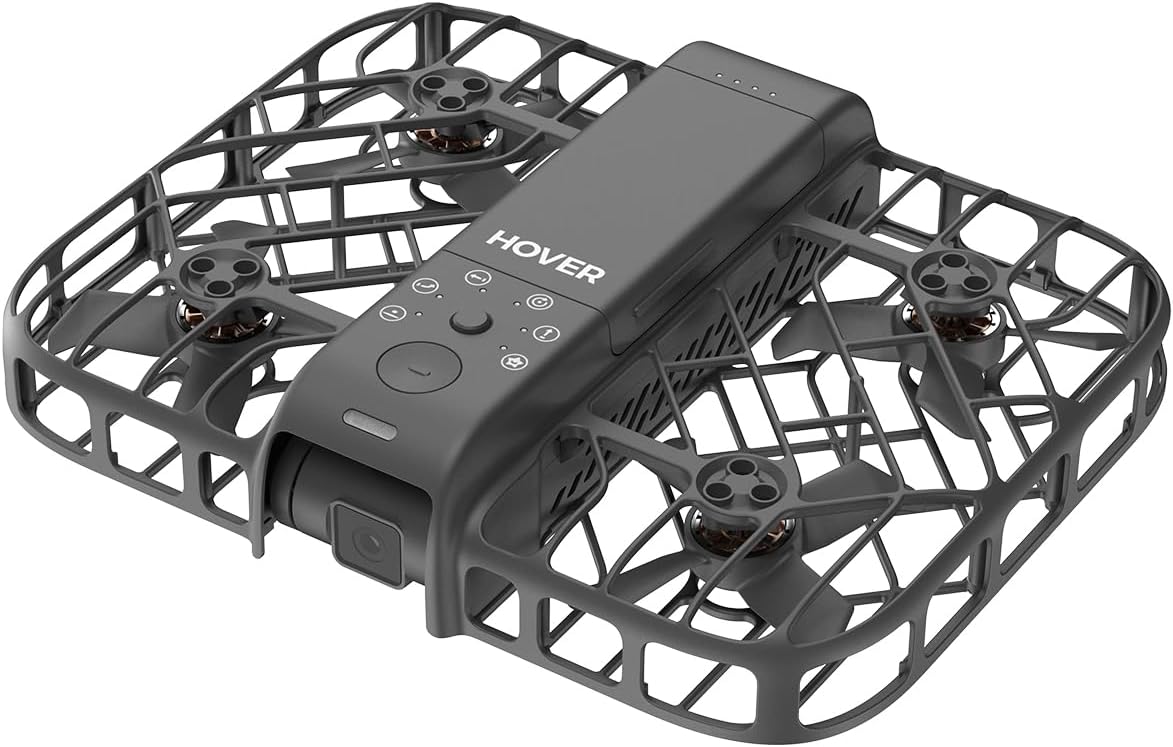 Amazon.co.jp: HOVERAir X1 Smart AI飛行カメラ ドローン カメラ付き 100g未満 免許不要 2.7K HDR動画撮影 室内外 小型ドローン 飛行時間10分 ...