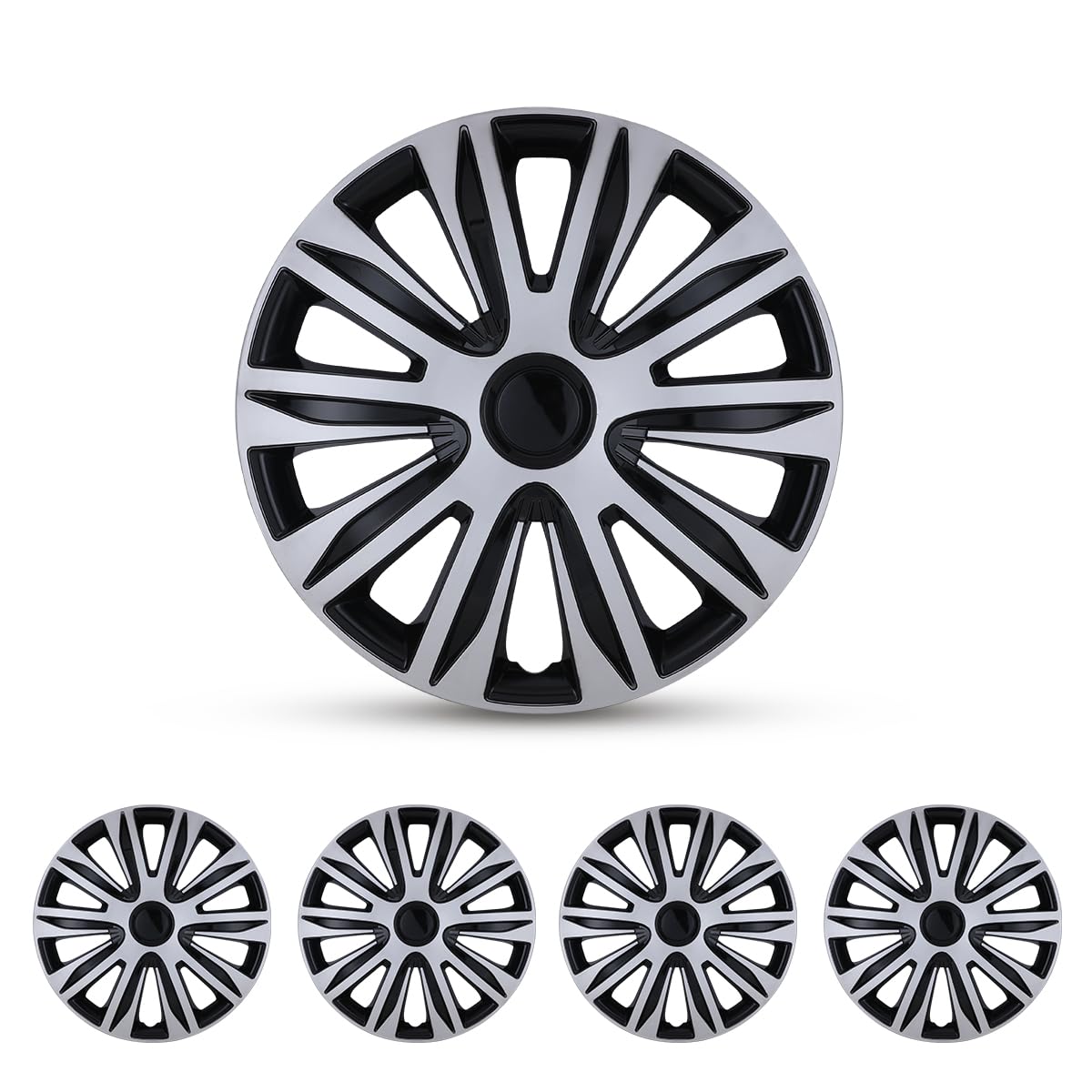 Amazon.com: CAROXX Hubcaps 15'', Wheel Rim Cover Universal R15 Hub Caps ...