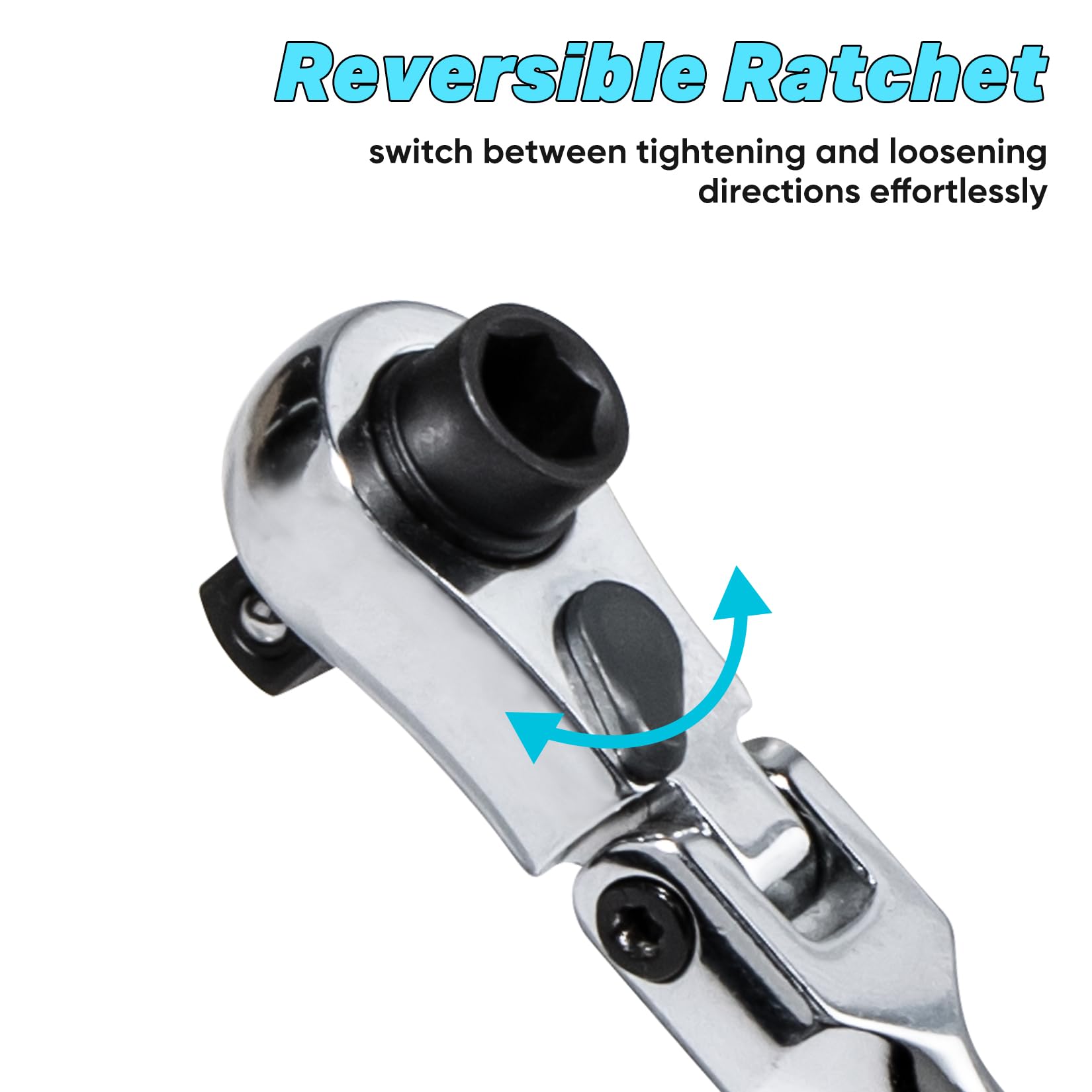 Snapklik.com : SHALL 1/4 Mini Ratchet Wrench, 2-in-1 Socket Wrench ...