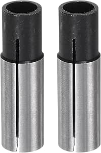 HARFINGTON 2pcs Collet Chuck Driver Adapter 1/2" to 8mm CNC Engraving ...