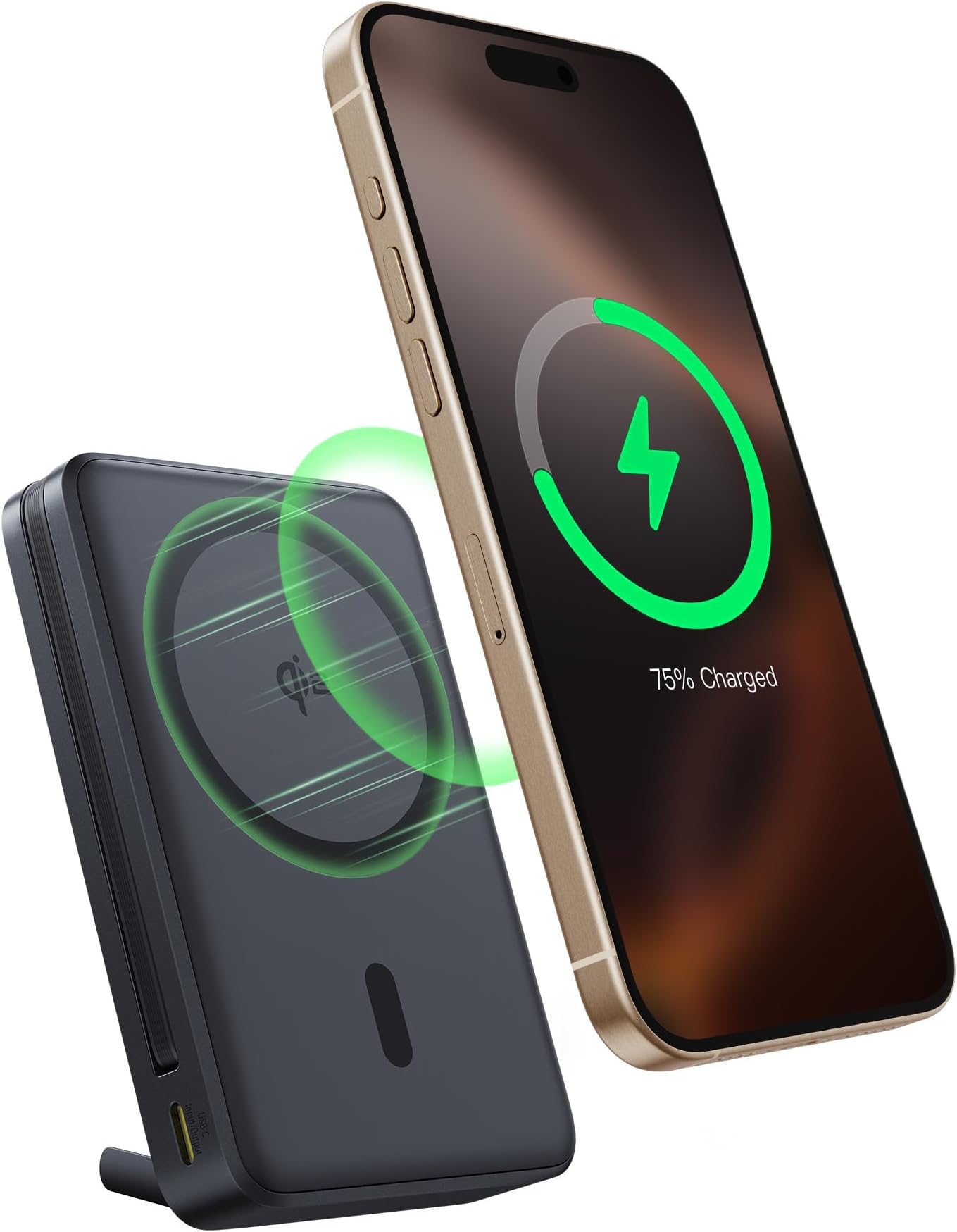 Anker MagGo Power Bank (10000mAh, 15W Compatible avec MagSafe) certifié ...