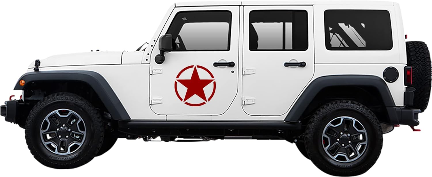 Amazon.com - US Army Star Military Star Car Sticker Decals,Military ...