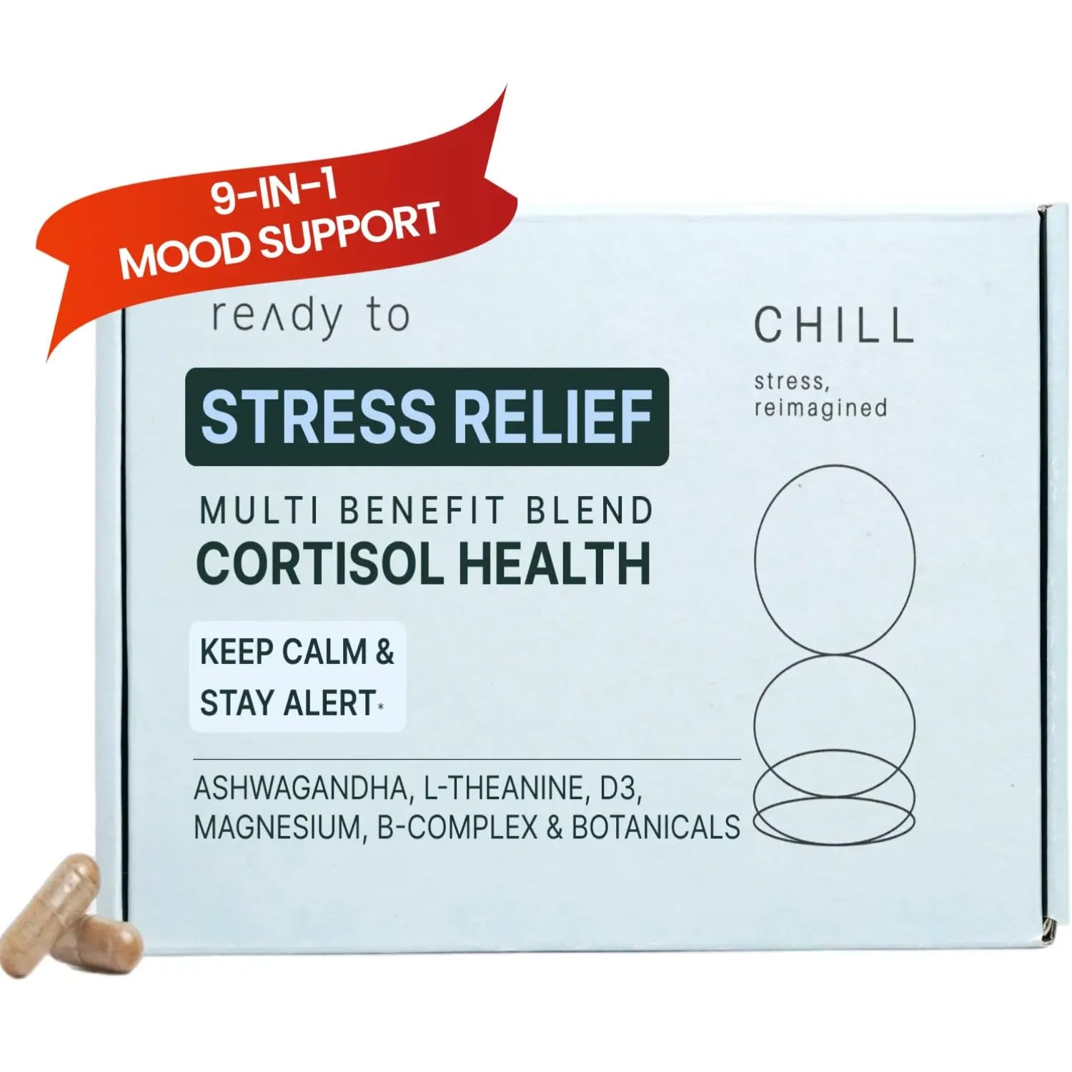 Buy CHILL Cortisol Manager Supplement | Stress Supplement with ...