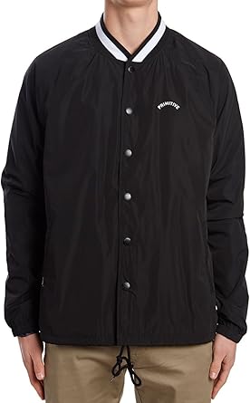 Primitive Varsity Coach Jacket - Black at Amazon Men’s Clothing store