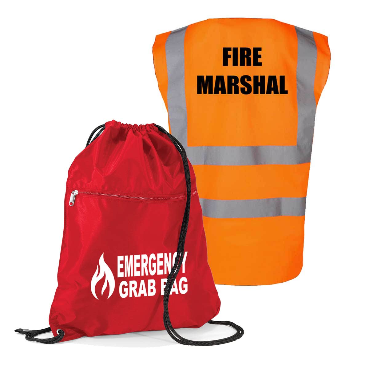 Workplace Emergency Fire Evacuation Kit - Printed Red Documents ...
