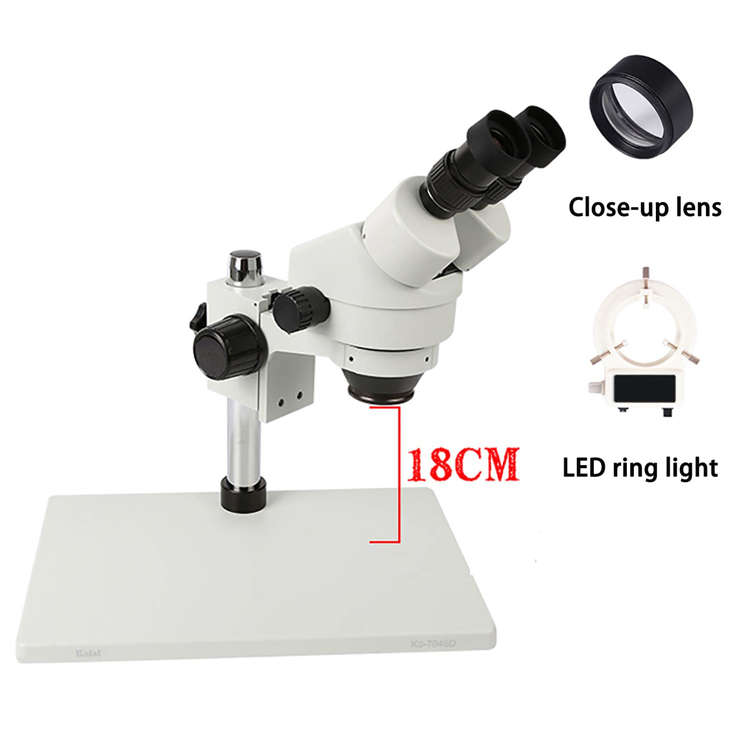Binocular Microscope Biological Microscope 7 45x Continuous Zoom With ...