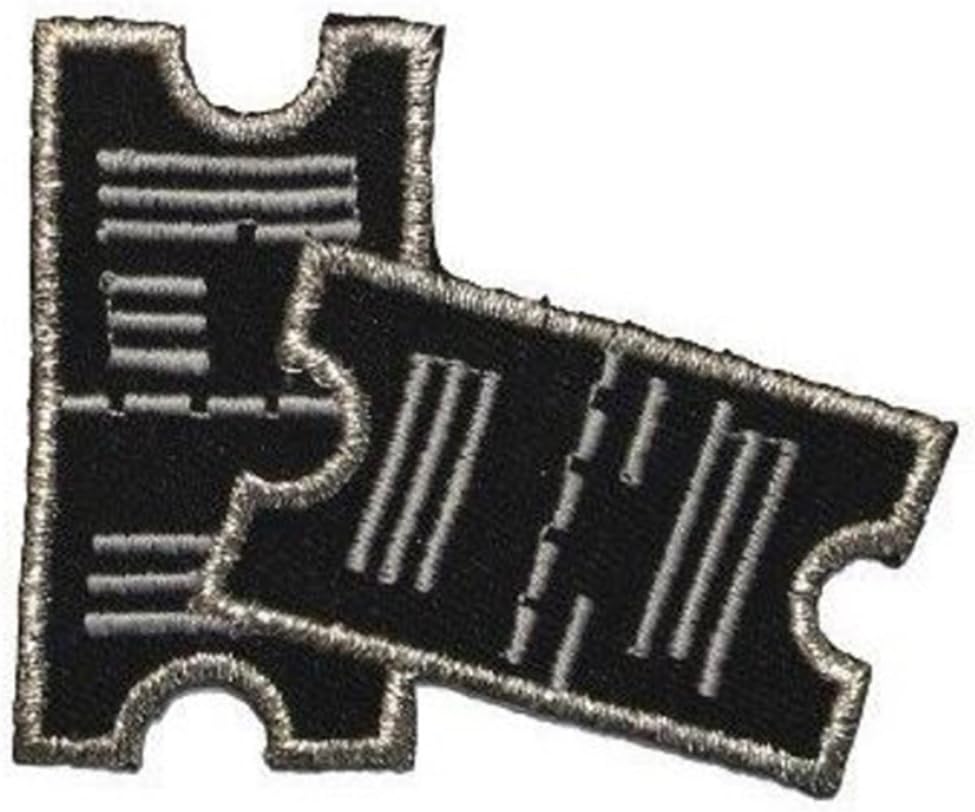 Amazon.com: ID 2368B Ticket Stubs Patch Movie Film Cinema Embroidered ...