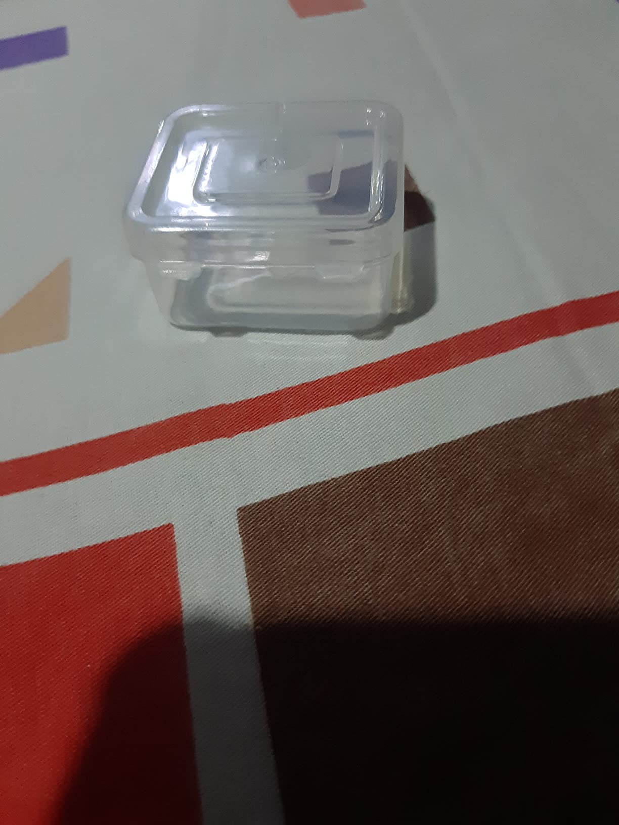 Right Small Containers Plastic Clear Boxes with Lock lid 10 ml (Pack of ...