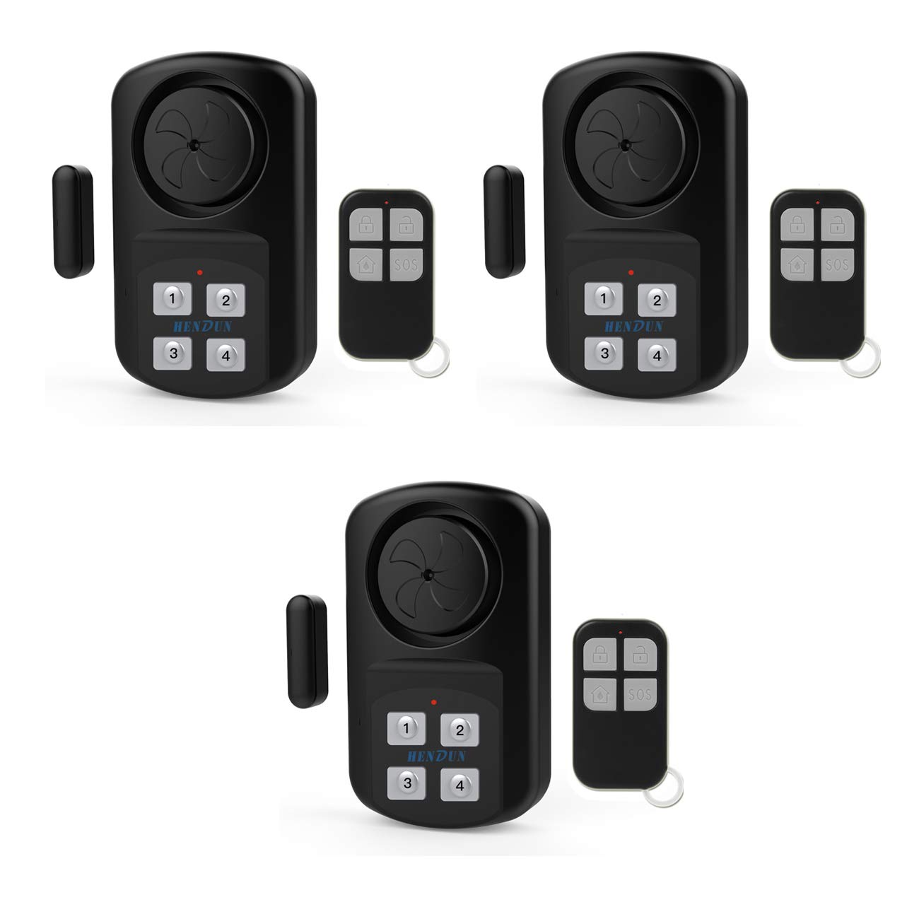 Amazon.com: Hendun Bundle of Waterproof Gate Alarm for Pool Safety ...