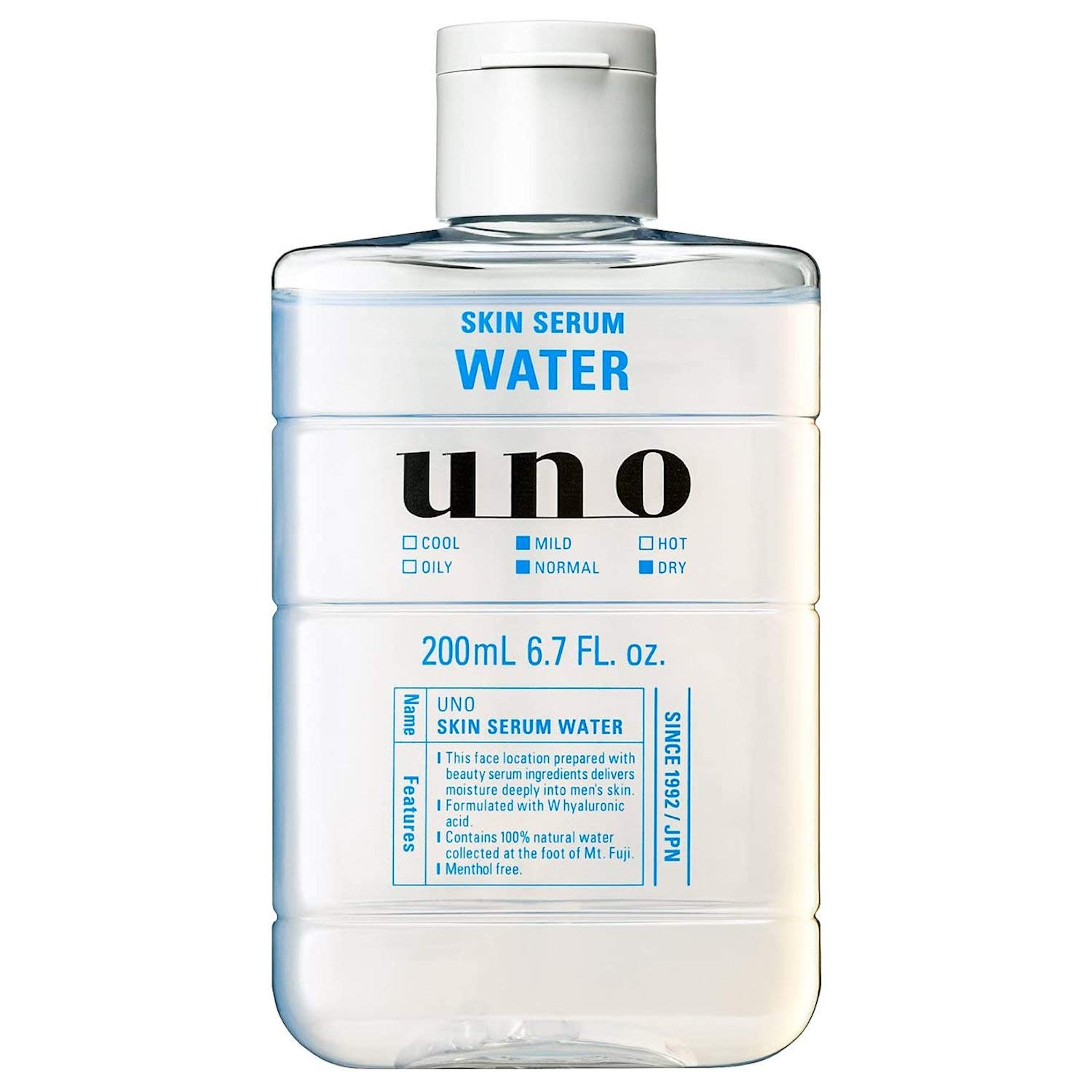 UNO Skin Serum Water men's toilet water 200ml : Amazon.co.uk: Beauty